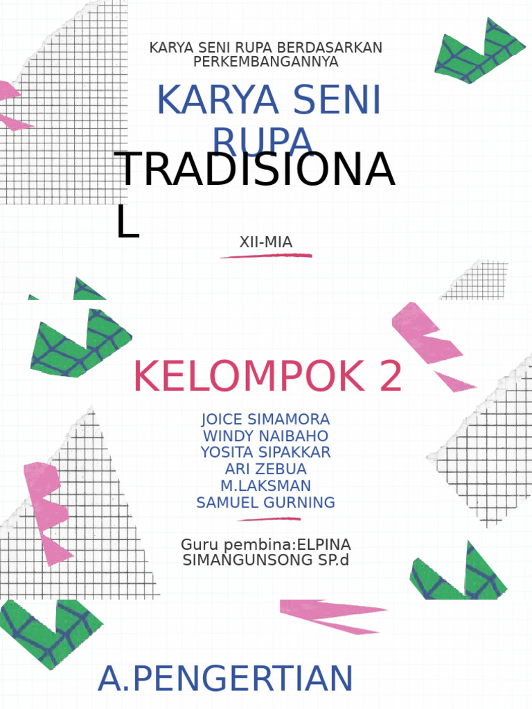 Seni Rupa Tradisional-kel.2 | PDF