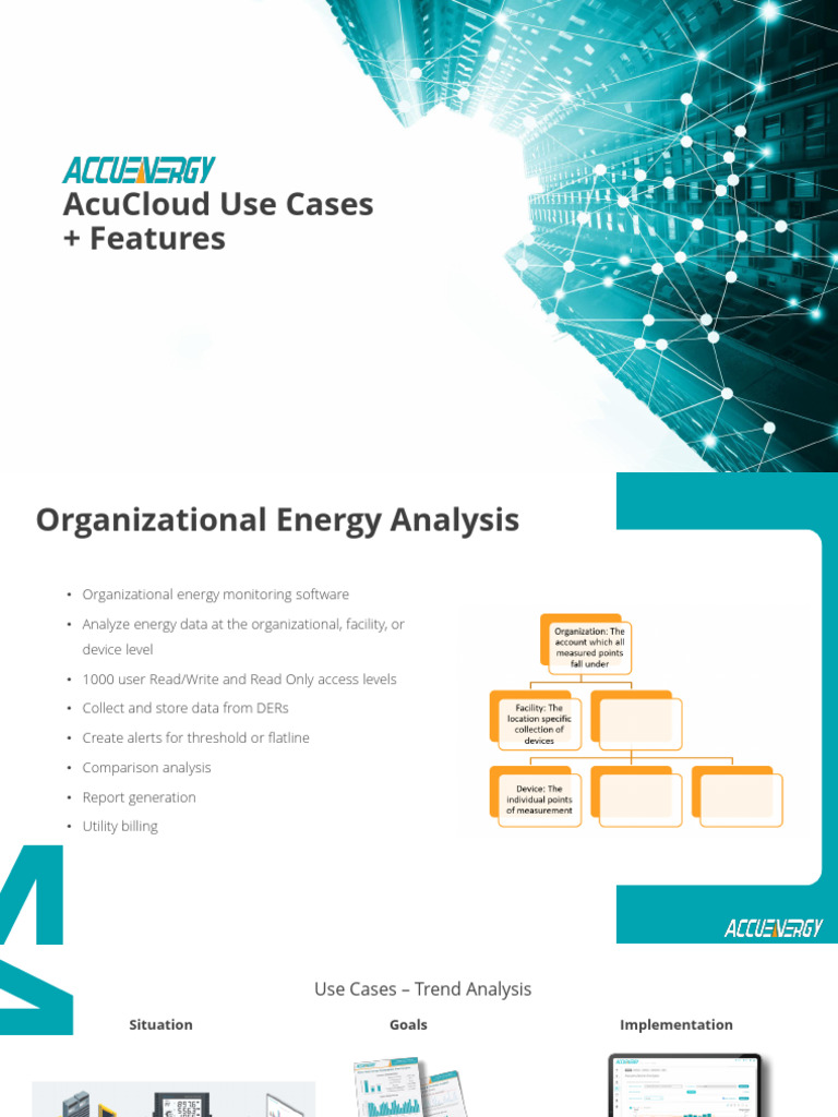 AcuCloud - Use Case and Functions | PDF | Energy Conservation | Efficient Energy Use