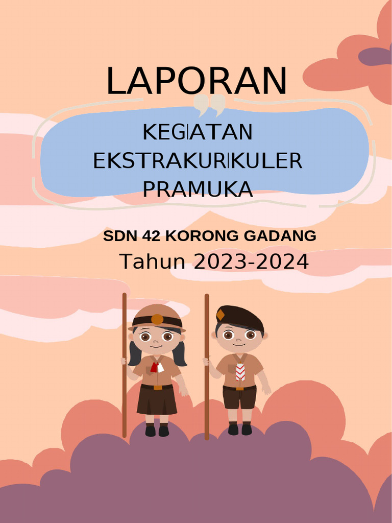 Laporan Kegiatan Pramuka SDN 42 2023-2024 | PDF