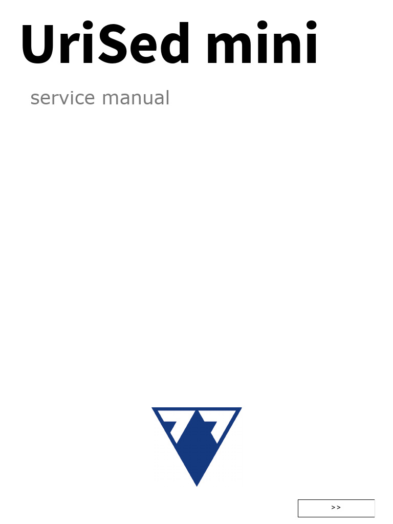 UriSed Mini Service Manual 1.0 | PDF | Login | Installation (Computer ...