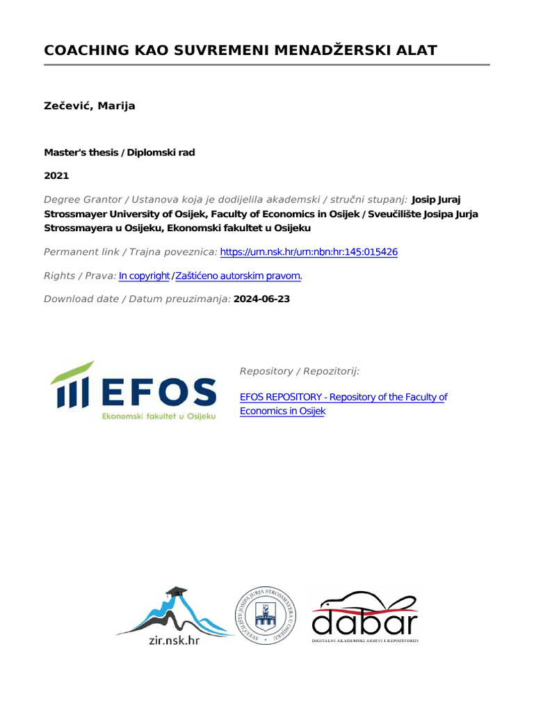 Marija Zecevic-Diplomski Rad | PDF