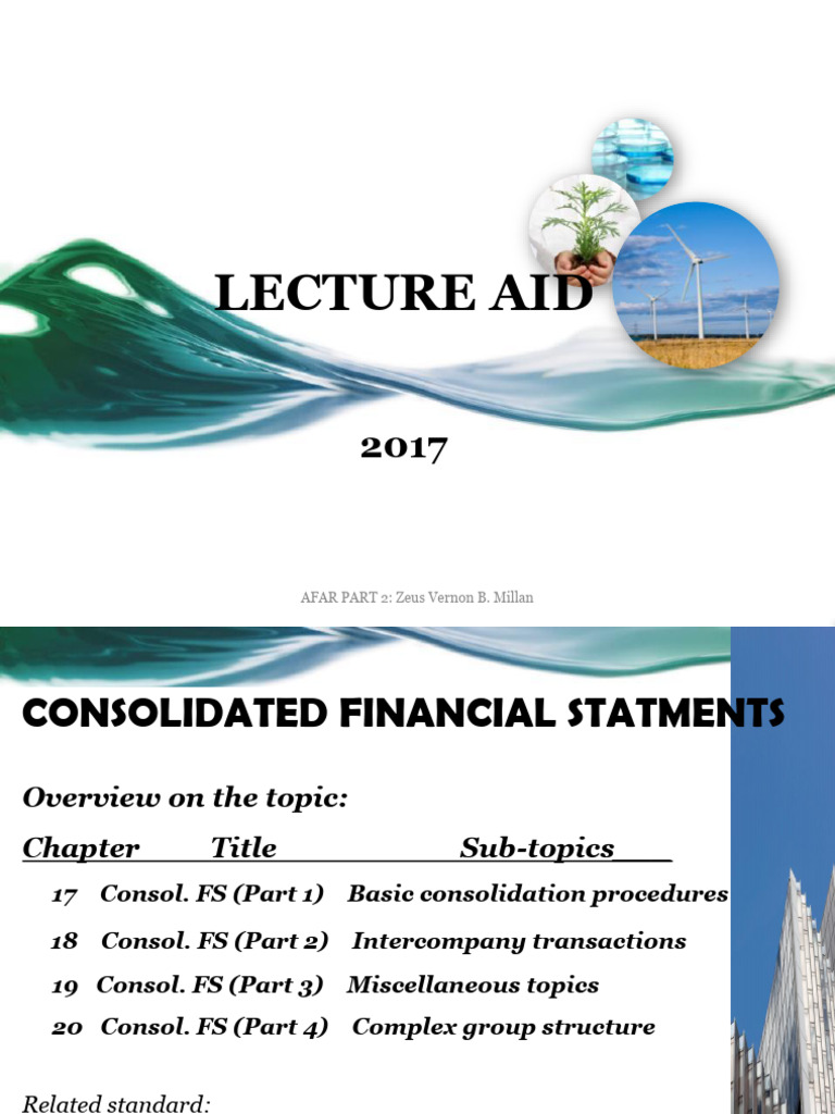 Chapter 4 Consolidated FS - Part 1 | PDF | Financial Statement | Equity ...