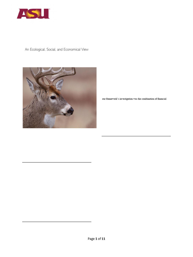 Life Cycle Assessment For Reindeer Management in Finland Using ESEM ...