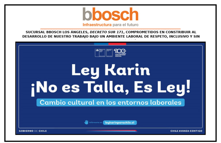 Afiche Ley Karin | PDF