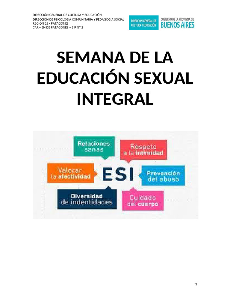 Esi Tercero Ep 2 | PDF | Educación sexual | La sexualidad humana