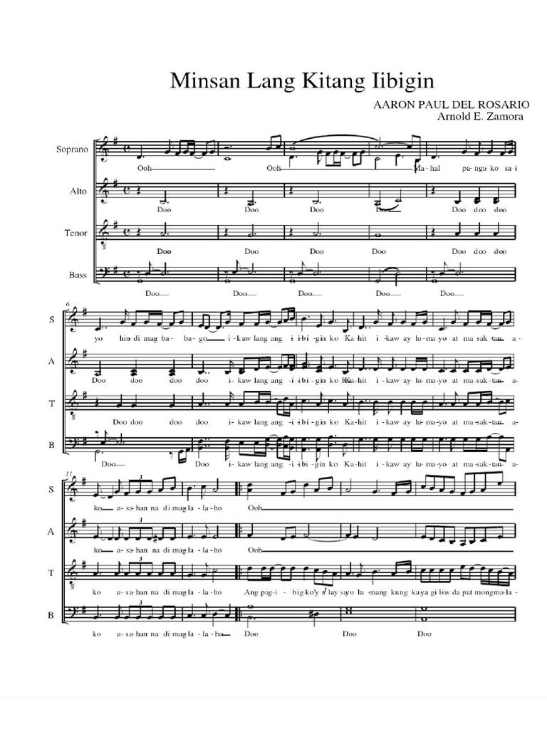 Minsan Lang Kita Iibigin | PDF