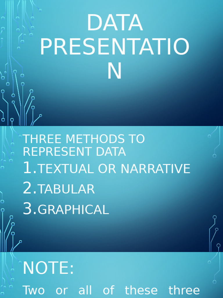 Data Presentation Ppt | PDF | Histogram | Chart