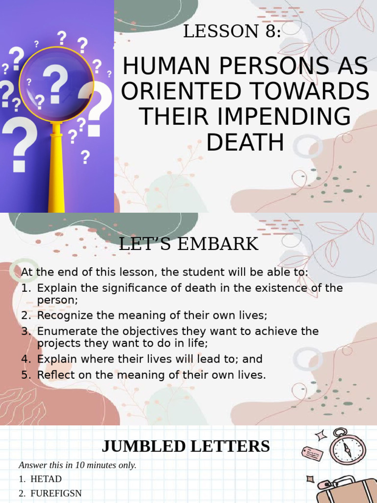 Understanding Impending Death's Meaning | PDF | Happiness | Suffering