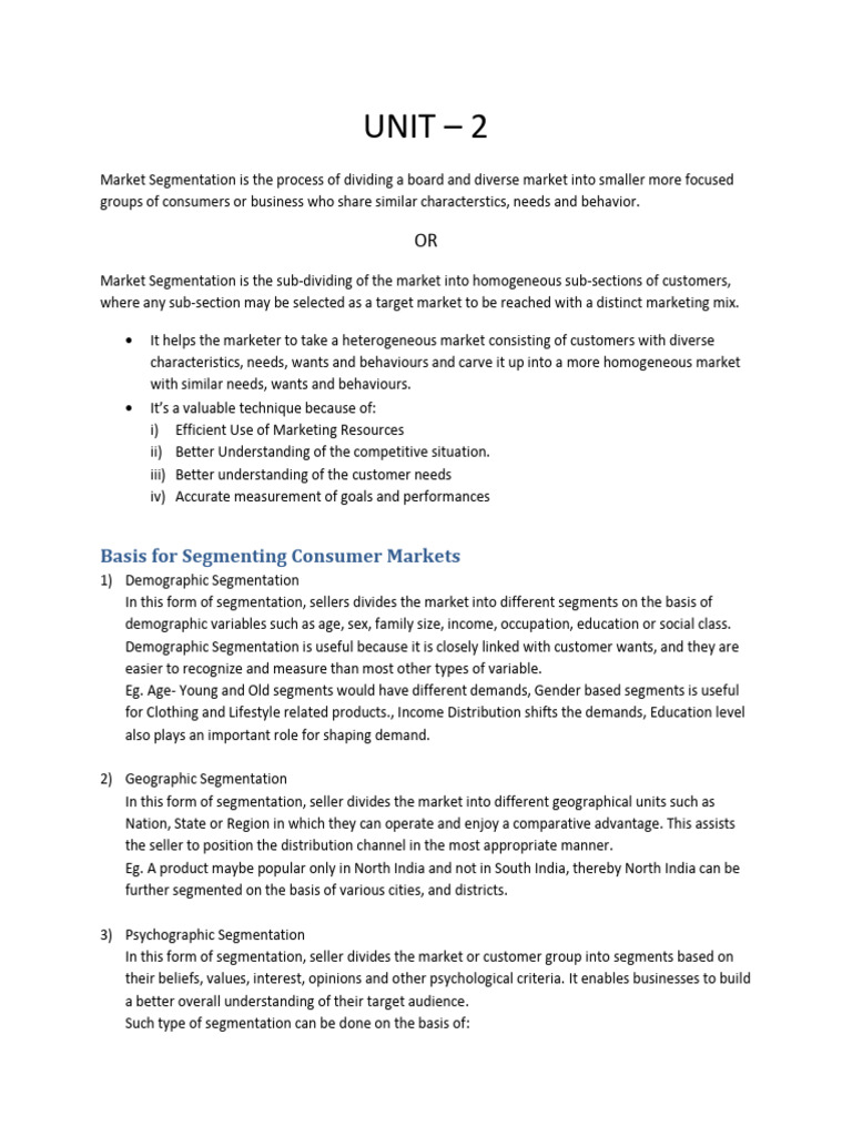 UNIT2 | PDF | Brand | Marketing