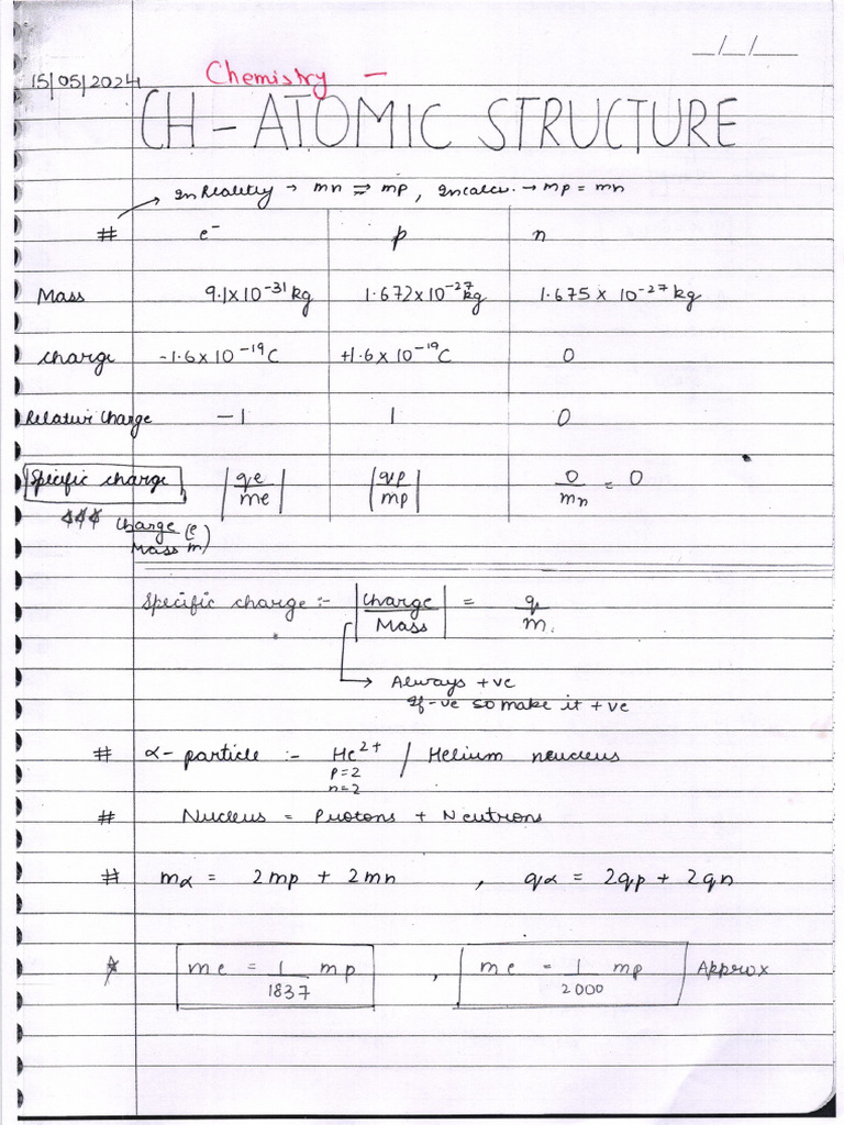 2 Atomic Structure | PDF