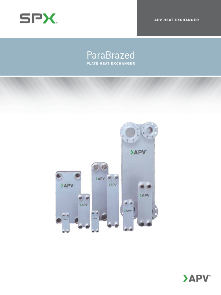 Apv Parabrazed Brochure en | PDF | Heat Exchanger | Materials