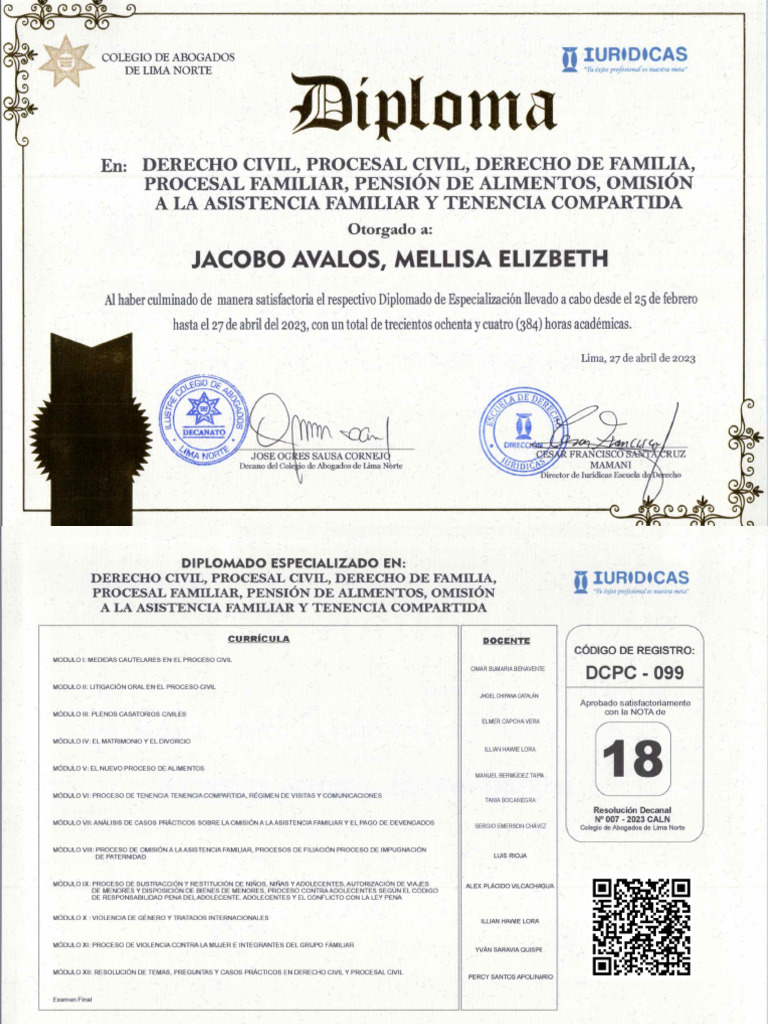 Jacobo Avalos Melissa Elizbeth | PDF