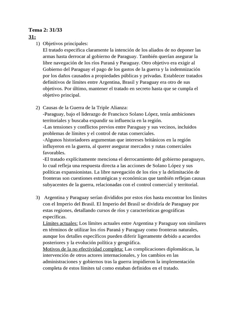 Tema 2 - 31 - 33 | PDF | Paraguay | Argentina