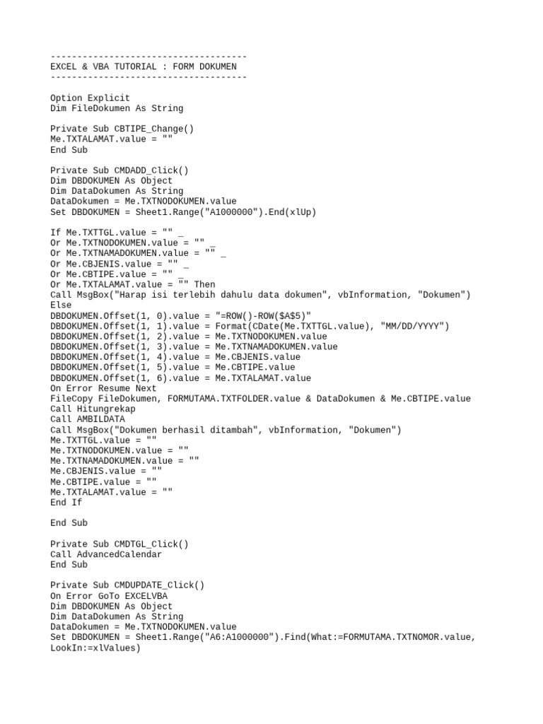FORM DOKUMEN | PDF | Computer Data | Computer File