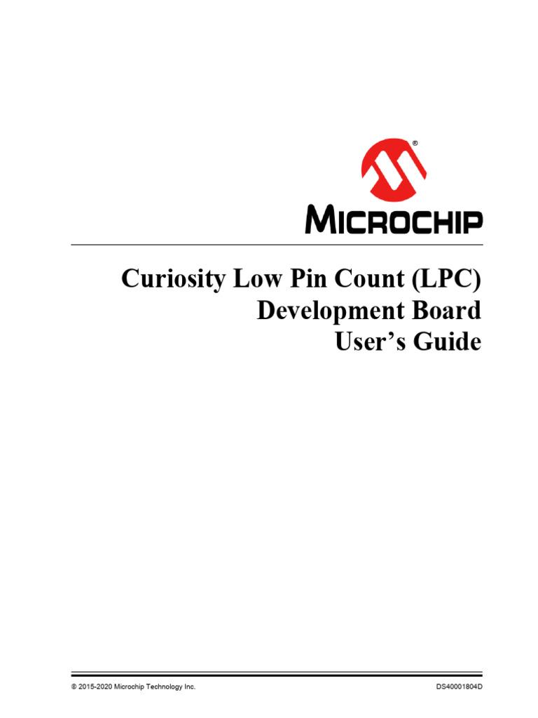 Curiosity Low Pin Count Development Board Users Guide 40001804D | PDF ... Curiosity Low Pin Count Development Board Users Guide 40001804D | PDF ...