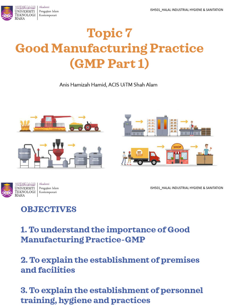 Understanding Good Manufacturing Practice | PDF | Hygiene | Sanitation