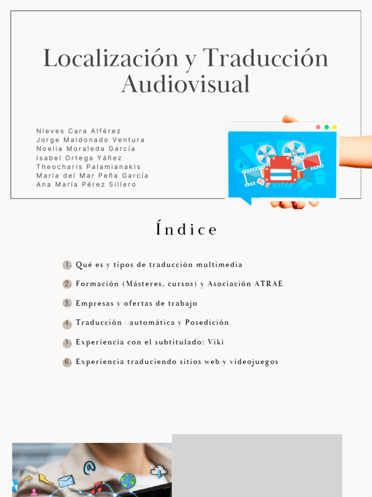 Localización y Traducción Audiovisual | PDF | Traducciones | Empleo