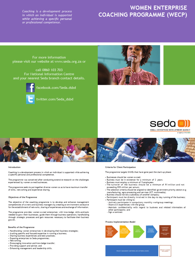 Women Enterprise Coaching Programme | PDF