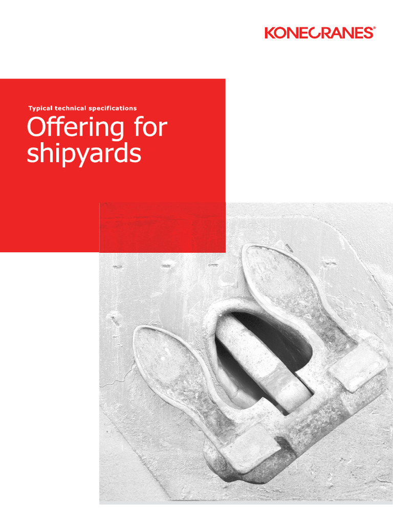 Konecranes Typical Shipyards Offering V21 27 09 2021 | PDF