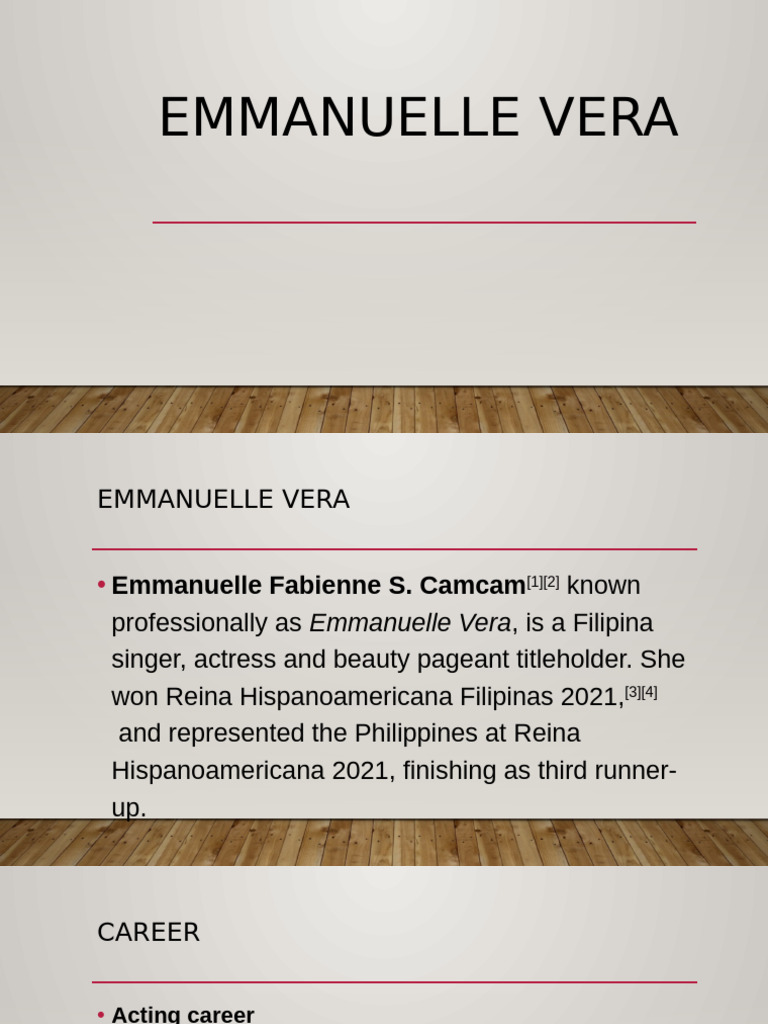 Emmanuelle Vera | PDF