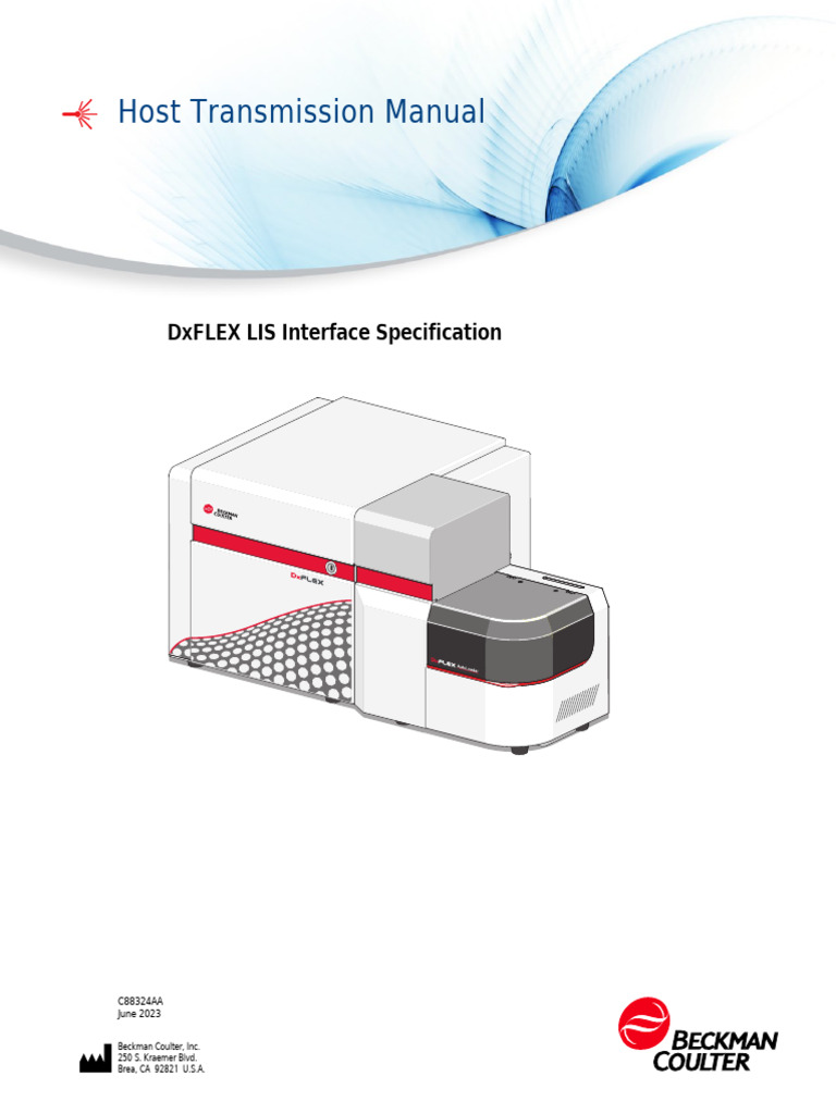 DxFLEX - Host Transmission Manual - LIS Interface Specification - PN ...