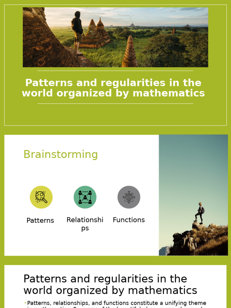 Patterns and Regularities in The World Organized | PDF | Mathematics ...