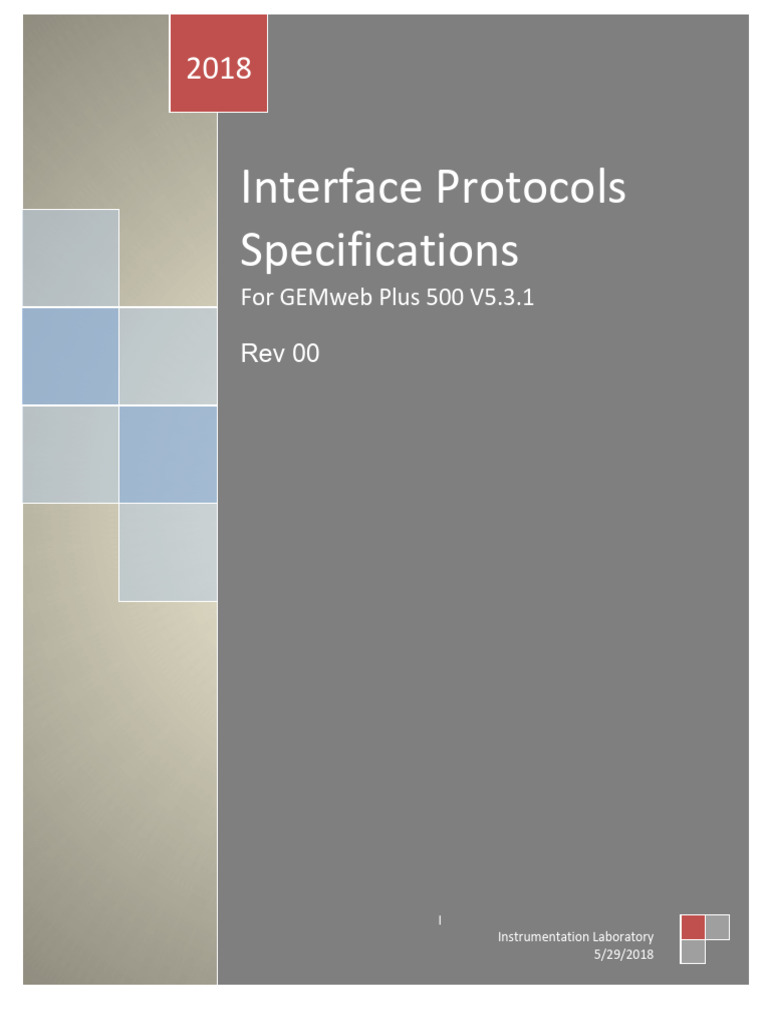 GEMweb Plus 500 V6.0.0 Interface Specs Rev 00 | PDF | Port (Computer Networking) | Computer ...