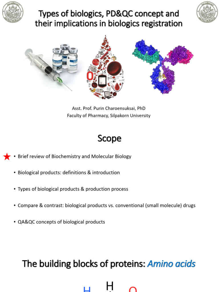 Overview of Biologics and Their Types | PDF | Vaccines | Proteins