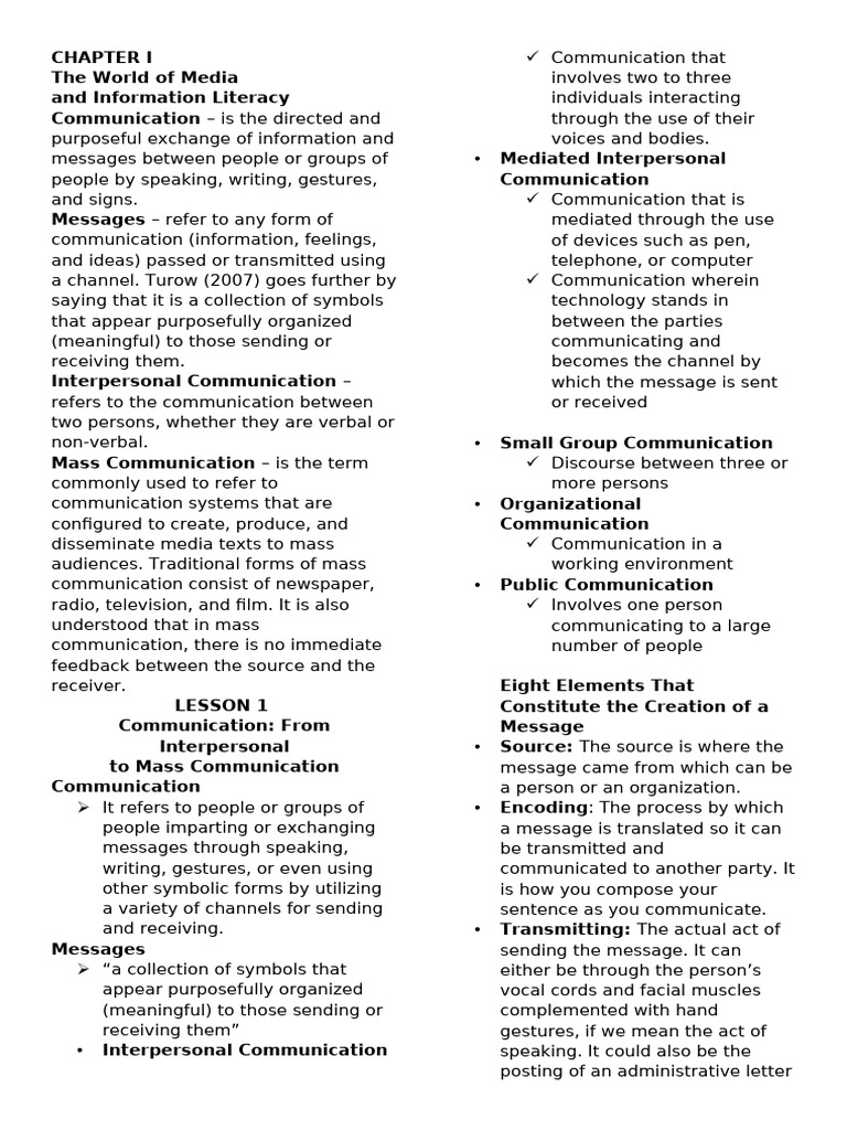 HAND OUT | PDF | Communication | Critical Thinking