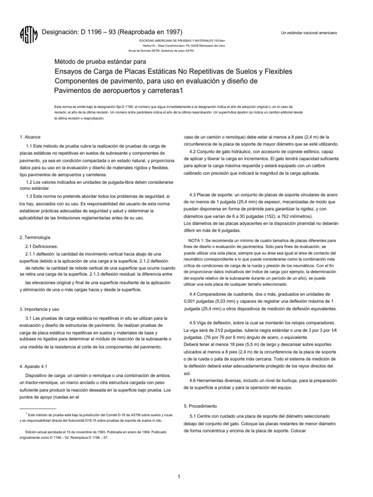 Astm D 1196 | PDF | Pulgada | Neumático
