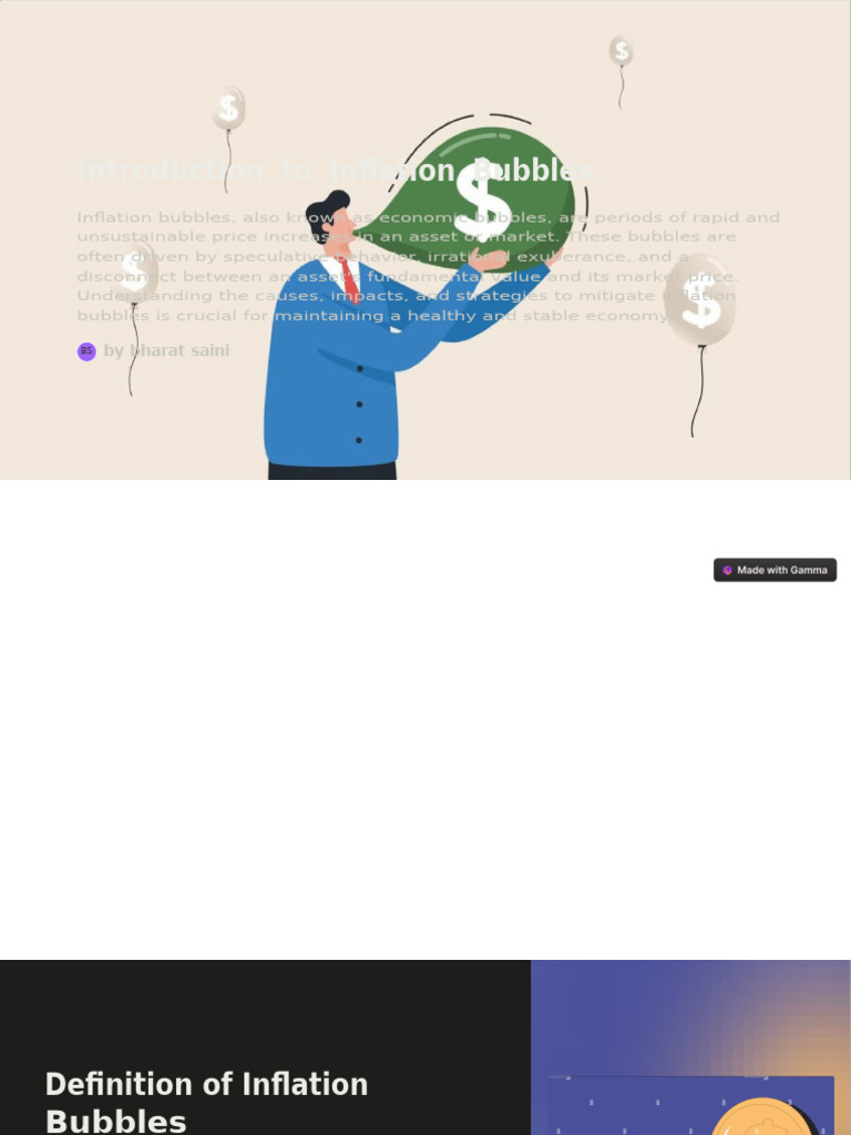 INFLATION BUBBLES | PDF | Economic Bubble | Speculation