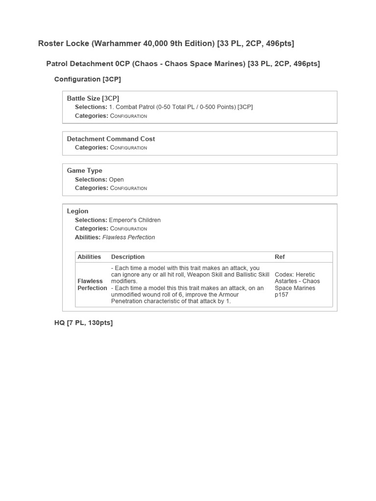 Roster_Locke | PDF | Military | Military Science