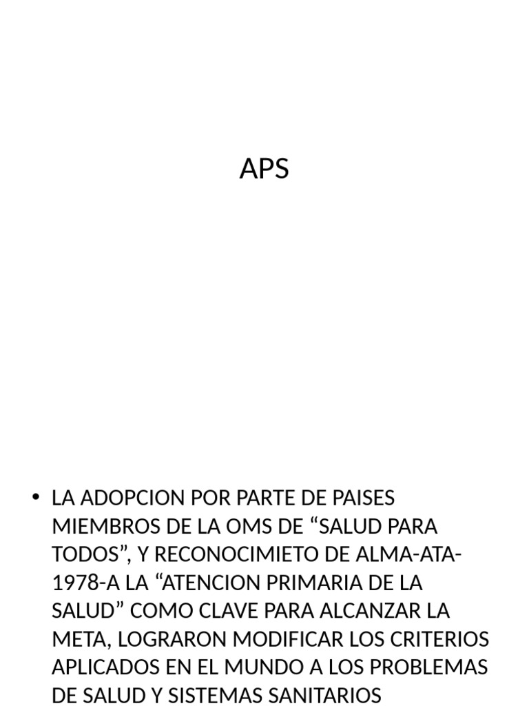 3 Aps | PDF | Programas sociales | Cuidado de la salud