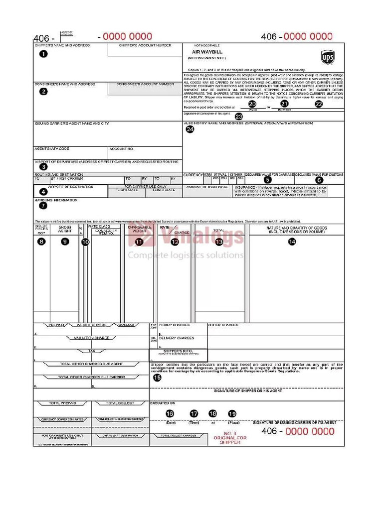 Airway Bill | PDF