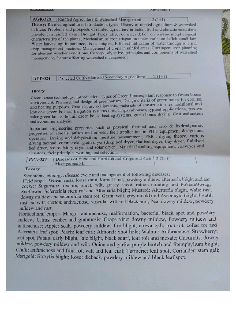 6th Sem End Term Syllabus | PDF