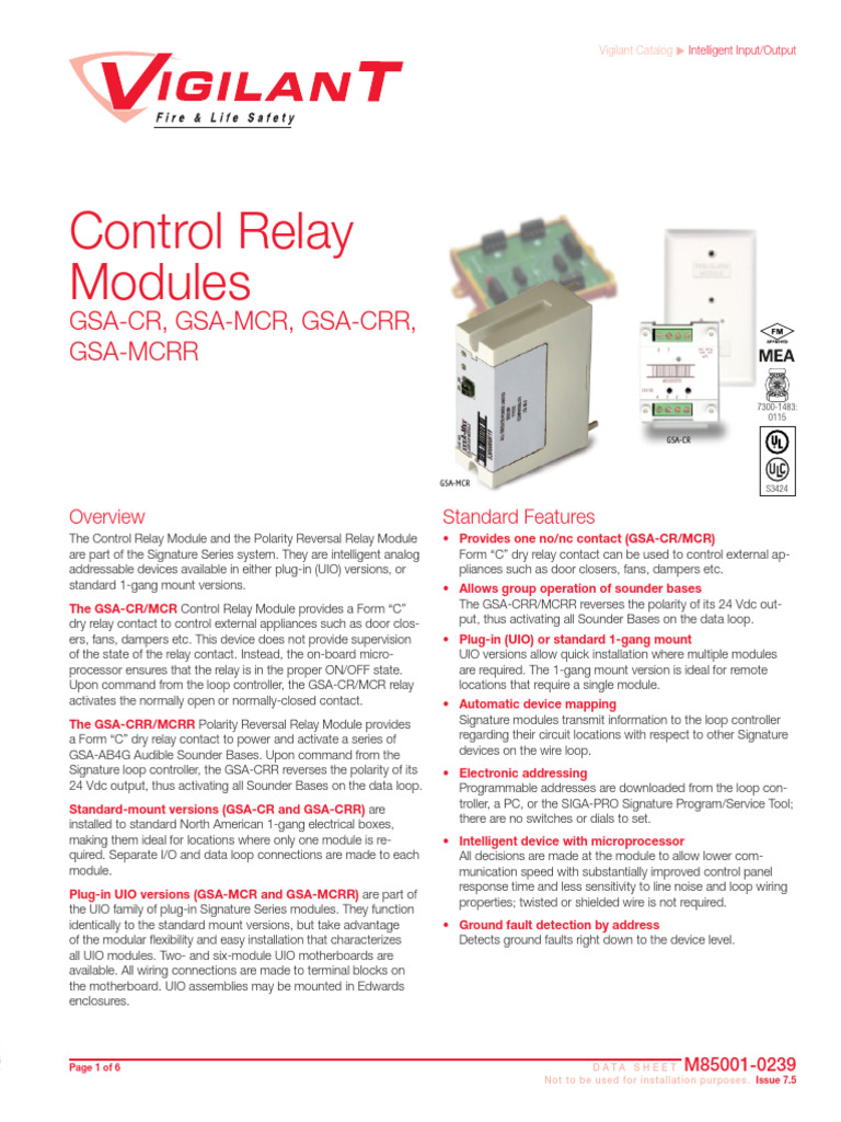 M85001-0239 - Control Relay Modules - CR | PDF | Relay | Electrical Wiring