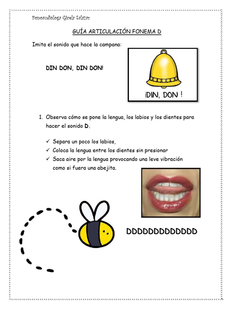 Fonema D | PDF | Fonética
