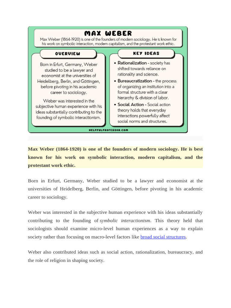 Max Weber | PDF | Max Weber | Bureaucracy