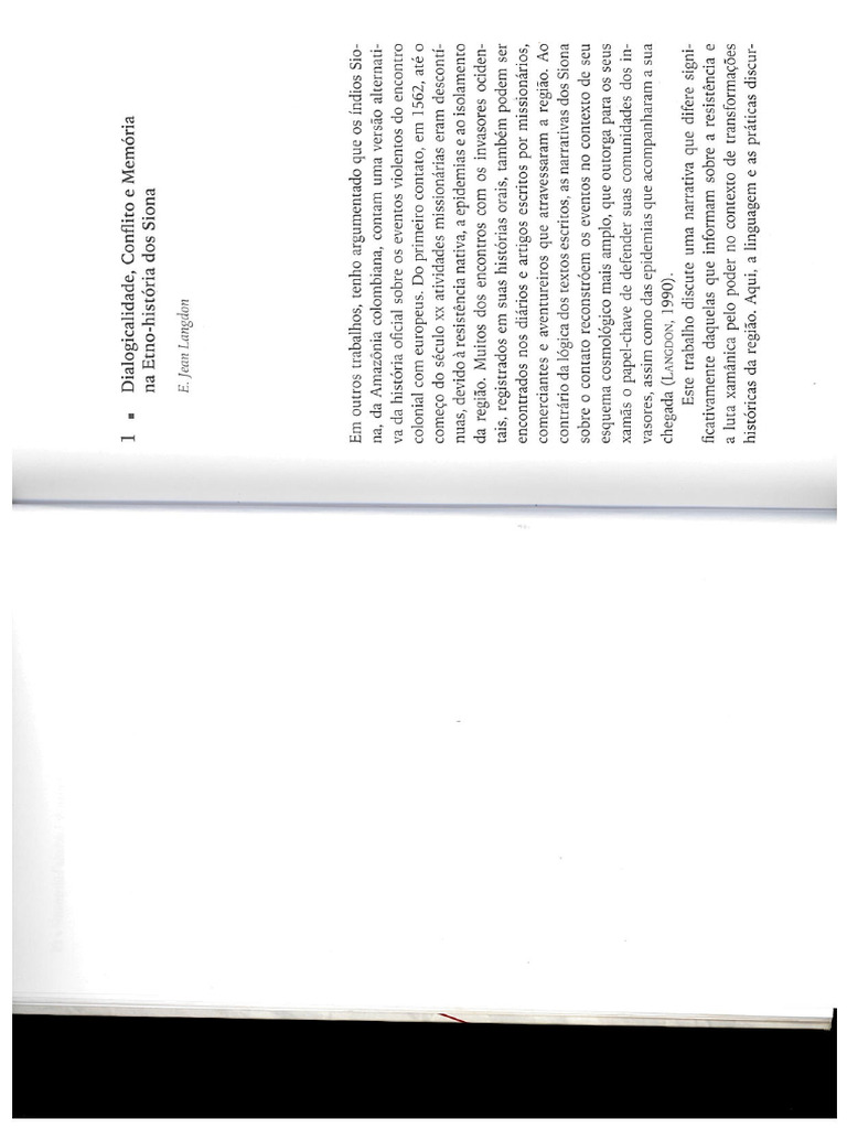 Langdon, Jean Dialogicidade, Conflito e Memória | PDF