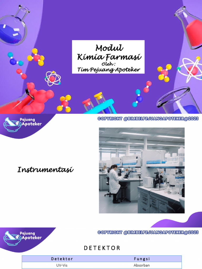 Analisis Instrumen dalam Kimia Farmasi | PDF