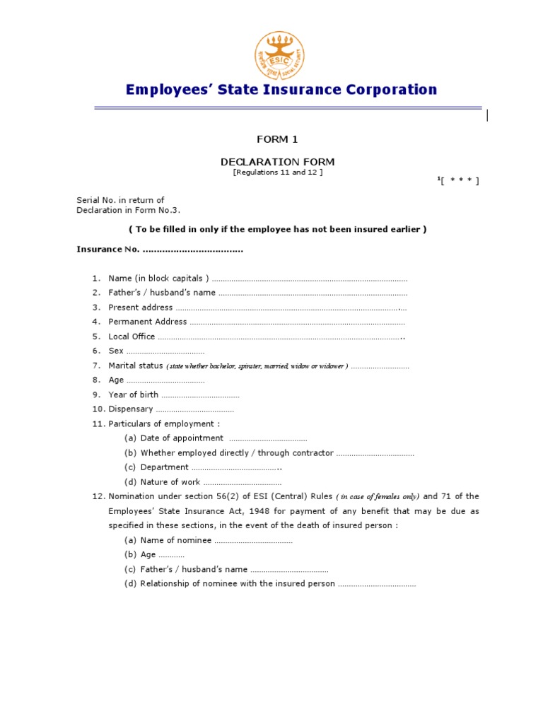 Temporary Identification Certificate and Declaration Form for New ...
