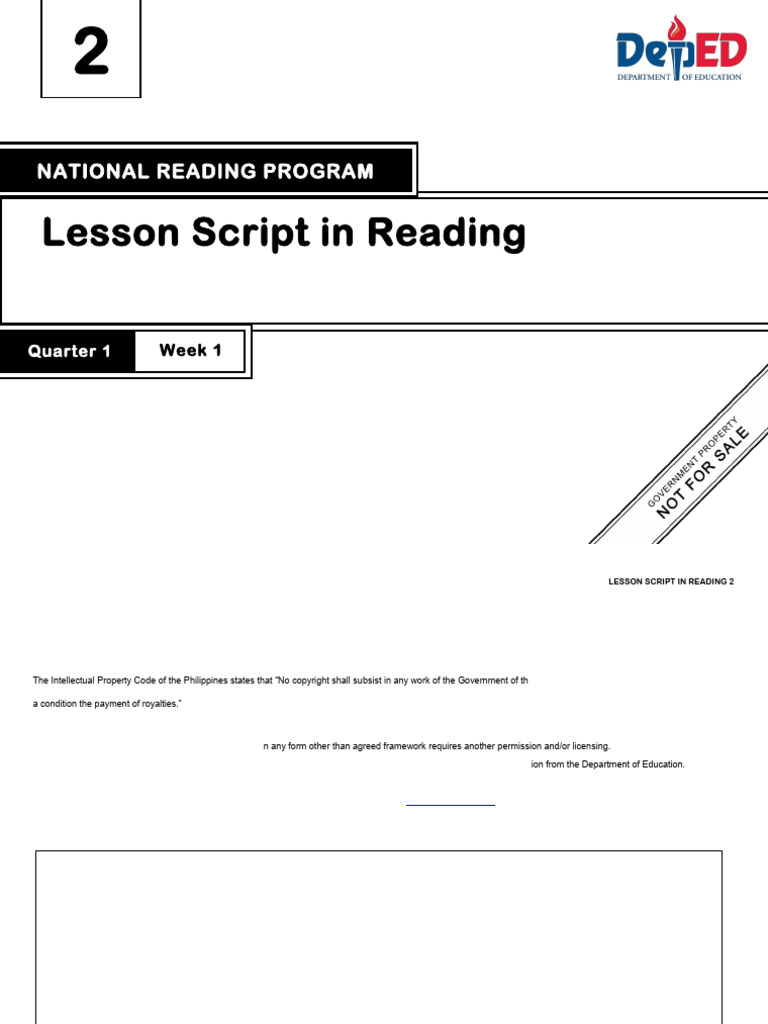 Co 2024 Ls Grade 2 (NRP Quarter 1 Week 1) | PDF