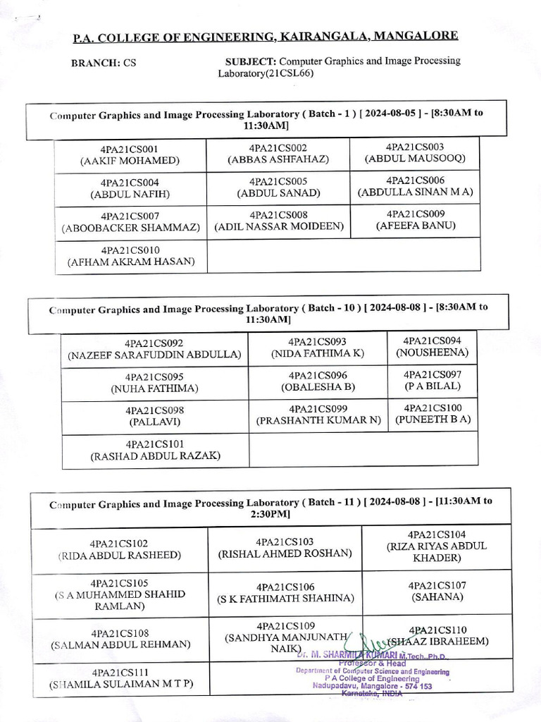 CG Lab (21CSL66) | PDF