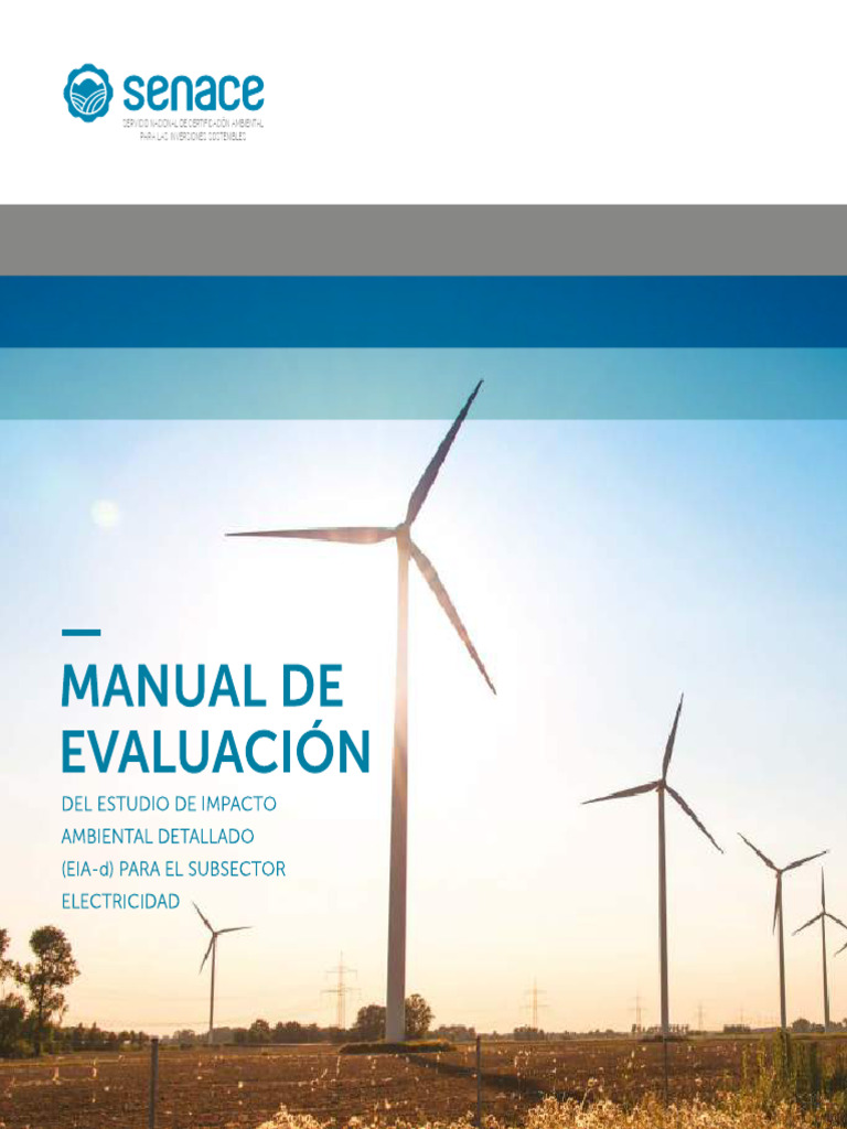 Manual de Evaluación EIA D | PDF | Evaluación de impacto ambiental