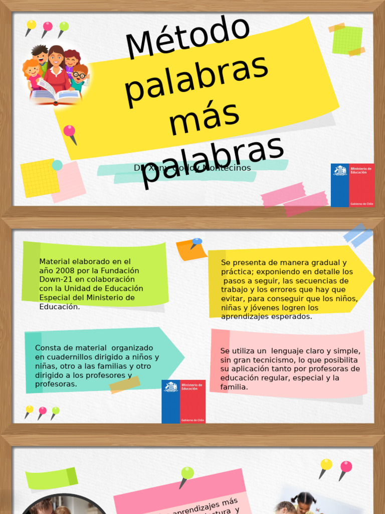 Metodo Palabras Mas Palabras | PDF | Maestros | Enseñando