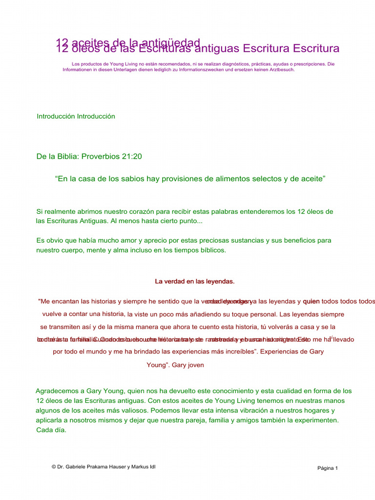 Dossier 2 | PDF | Incienso | Aceite esencial