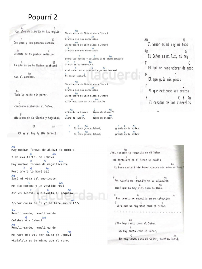 Popurri 2 | PDF
