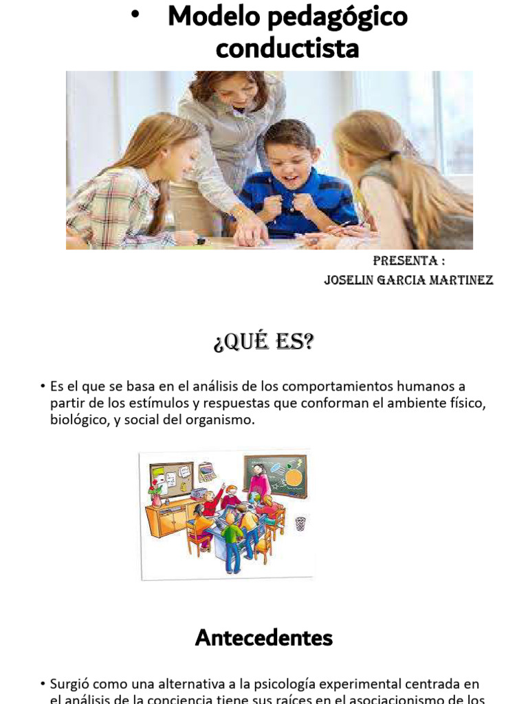 Modelo Pedagógico Conductista | PDF | Ciencia y matemáticas