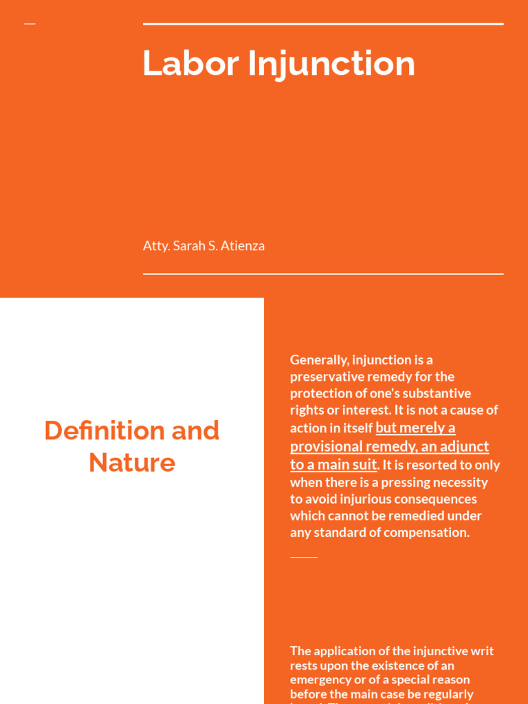 Labor-Injunction-3 | PDF | Injunction | Strike Action