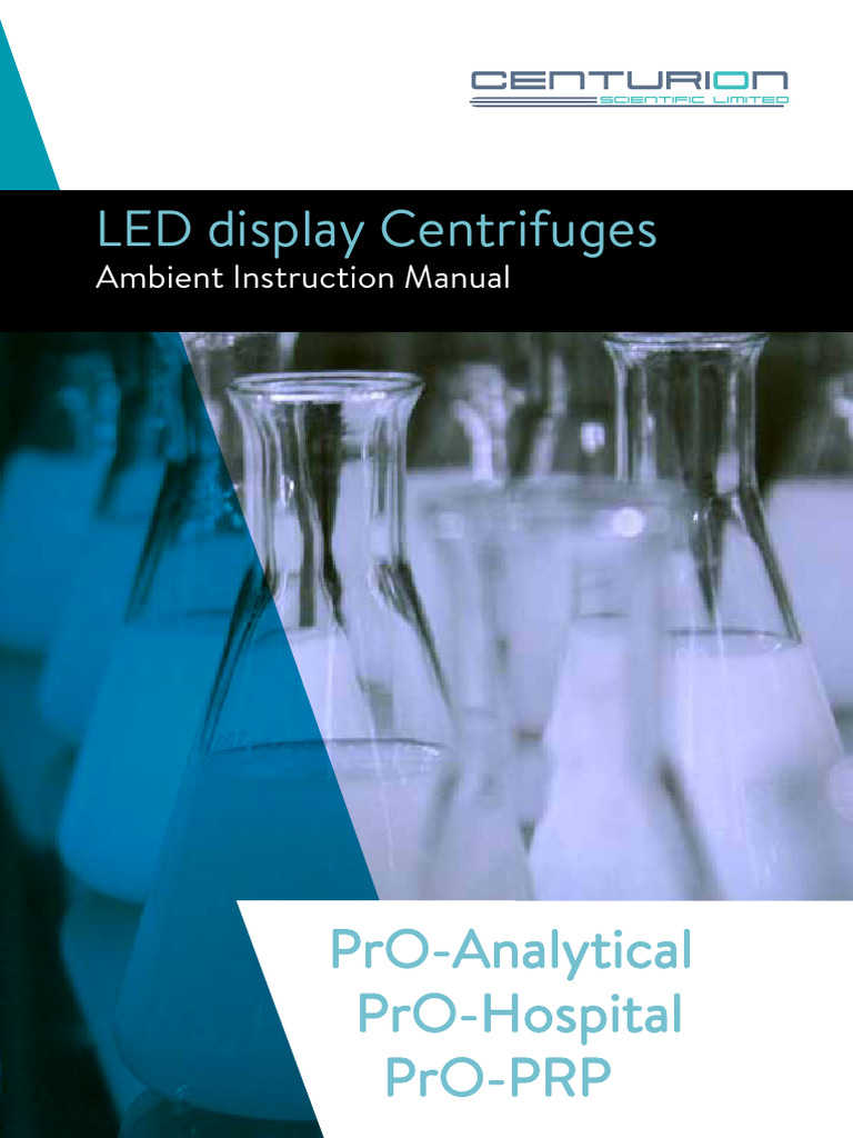 Led Ambient. A. H. Prp. Revs | PDF | Centrifuge | Force